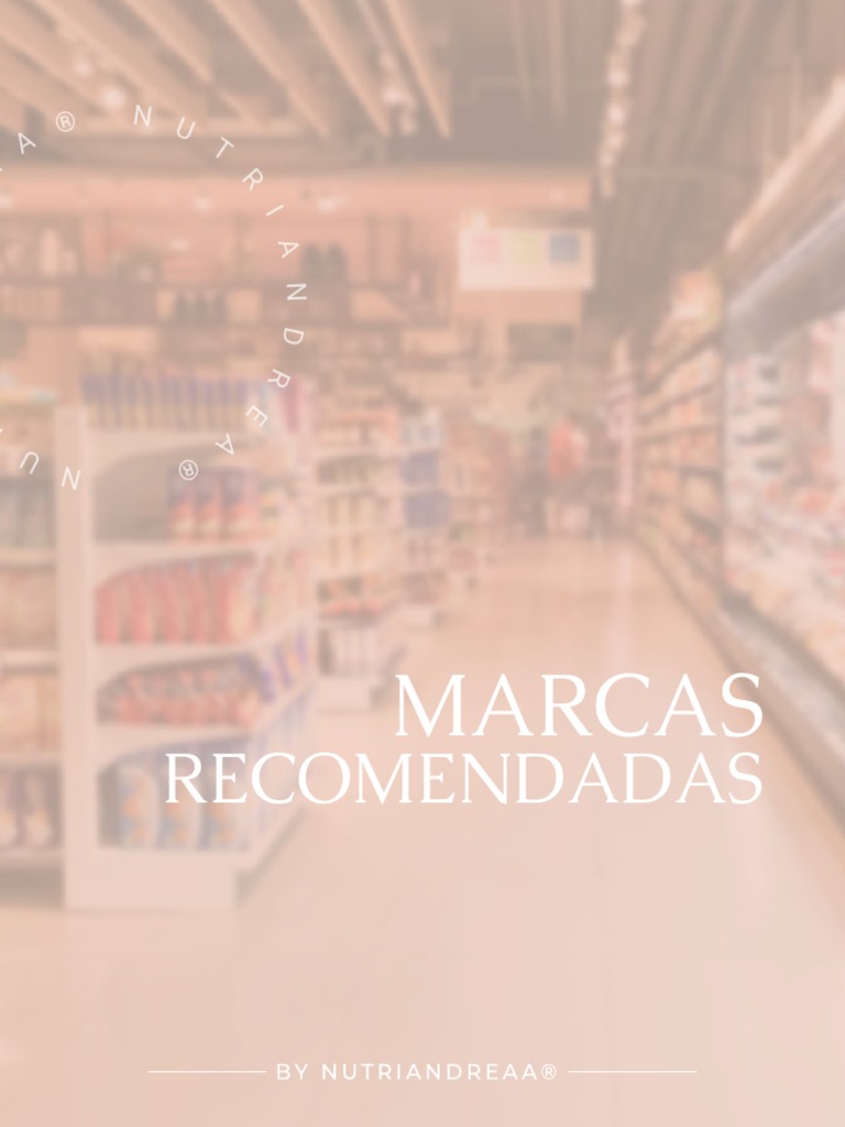 Marcas Recomendadas-Njp2or | PDF | Alimentos | Fructosa