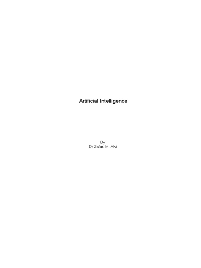Artificial Intelligence (Topic New Page) | PDF | Intelligence (AI ...