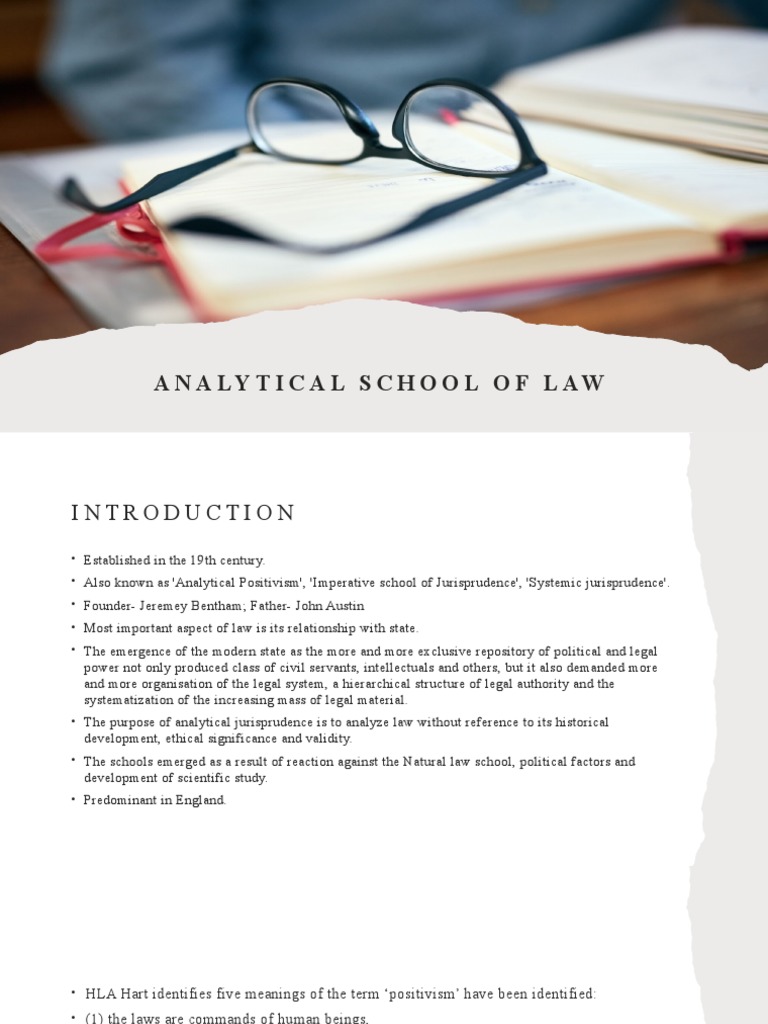 Analytical School Pdf Jurisprudence Utilitarianism