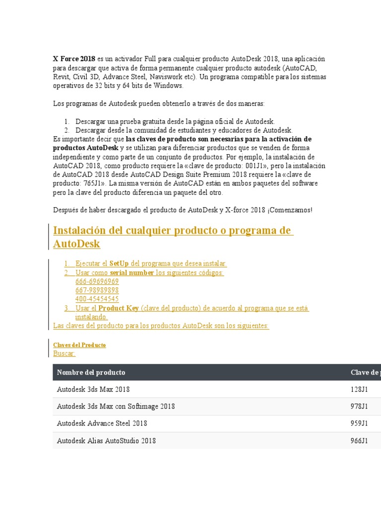 X Force 2018 | PDF | Cad automático | Autodesk Revit