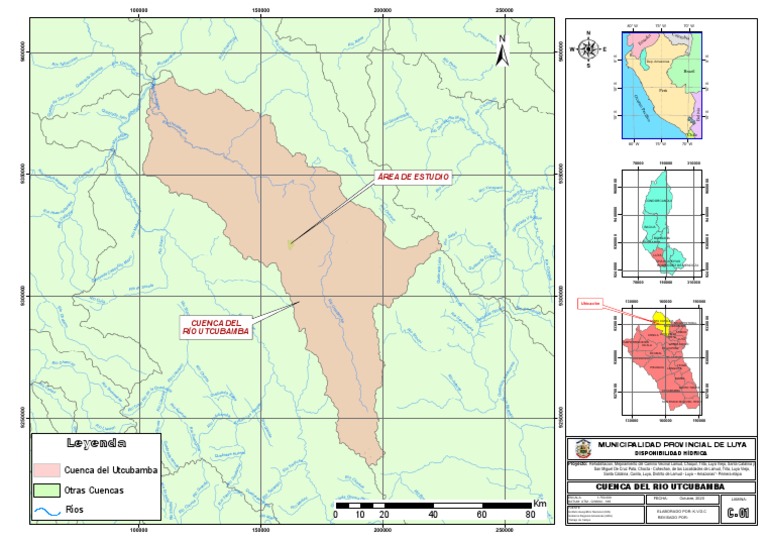 Mapa Cuenca Del Utcubamba | PDF