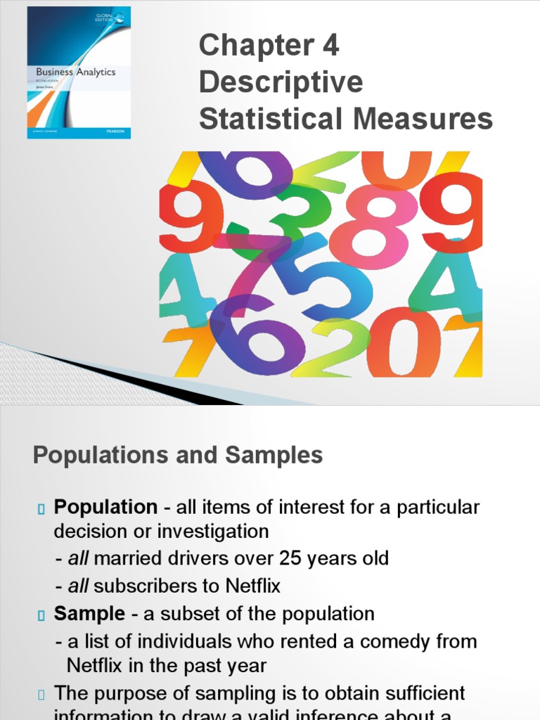 Descriptive Statistical Measures | PDF | Standard Deviation | Statistics