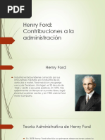Henry Ford y Sus Aportes A La Administración | PDF | Compania de ...