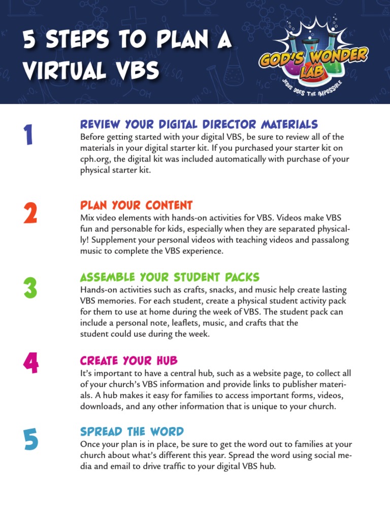 Virtual VBS Guide 2021 | PDF | Facebook | You Tube