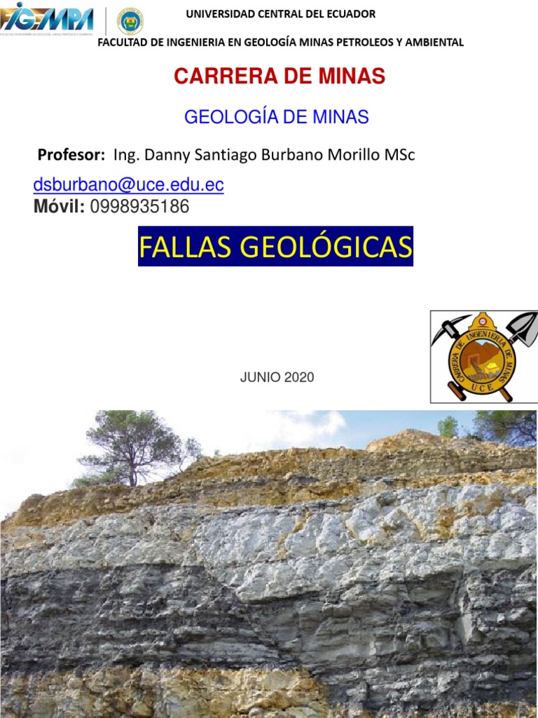 Clase - 3 - Fallas Geológicas | PDF | Falla (geología) | Placas tectónicas