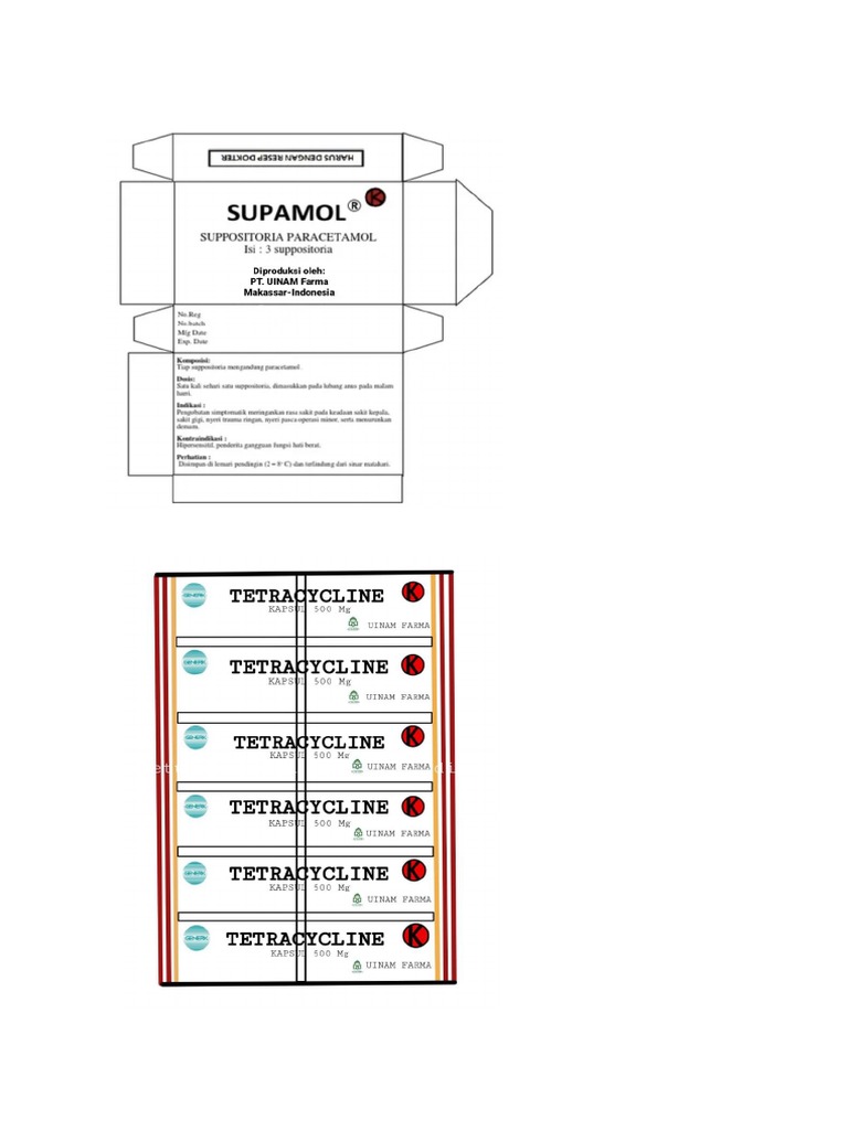 Kemasan Dan Brosur Obat Suppo | PDF
