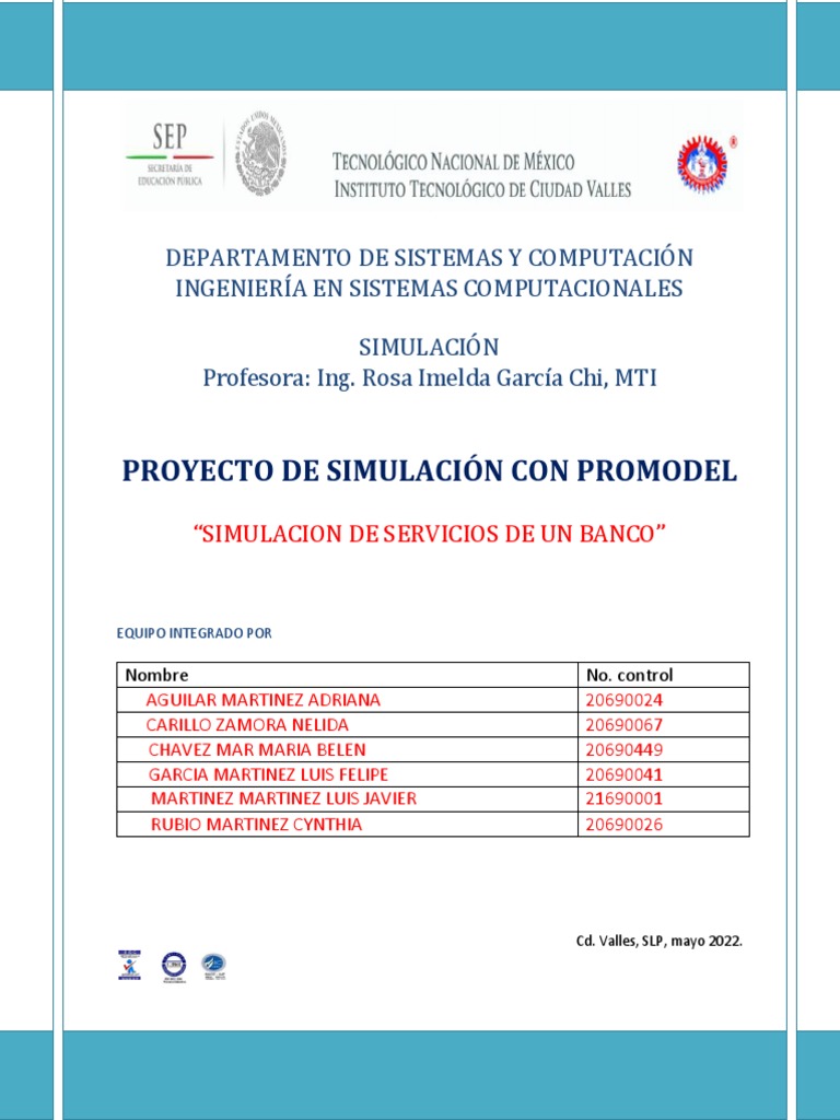 Proyecto Simulacion U5 | PDF | Simulación | Variable aleatoria