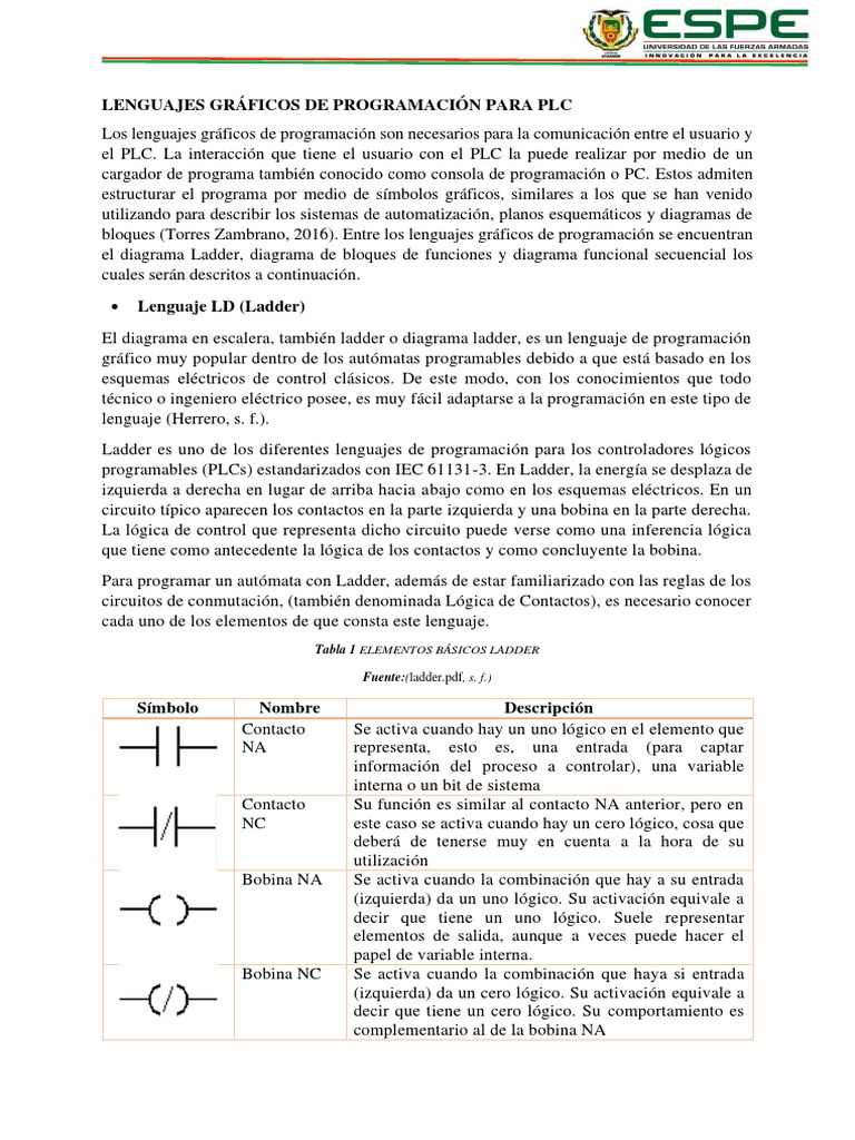 Lenguajes Graficos PLC | PDF | Lenguaje de programación | Programación