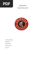 Chipotle Target Market Analysis | PDF | Chipotle Mexican Grill | Foods