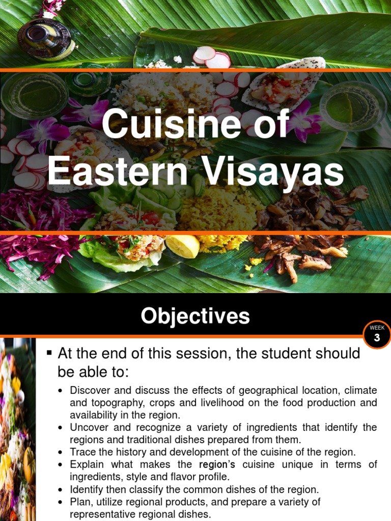 Eastern Visayas Culinary Delights | PDF | Cuisine | Festival