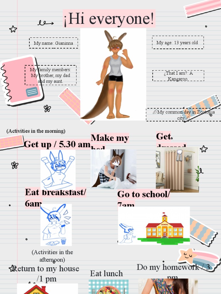 Daily Routines in Zootopia Ciity. | PDF