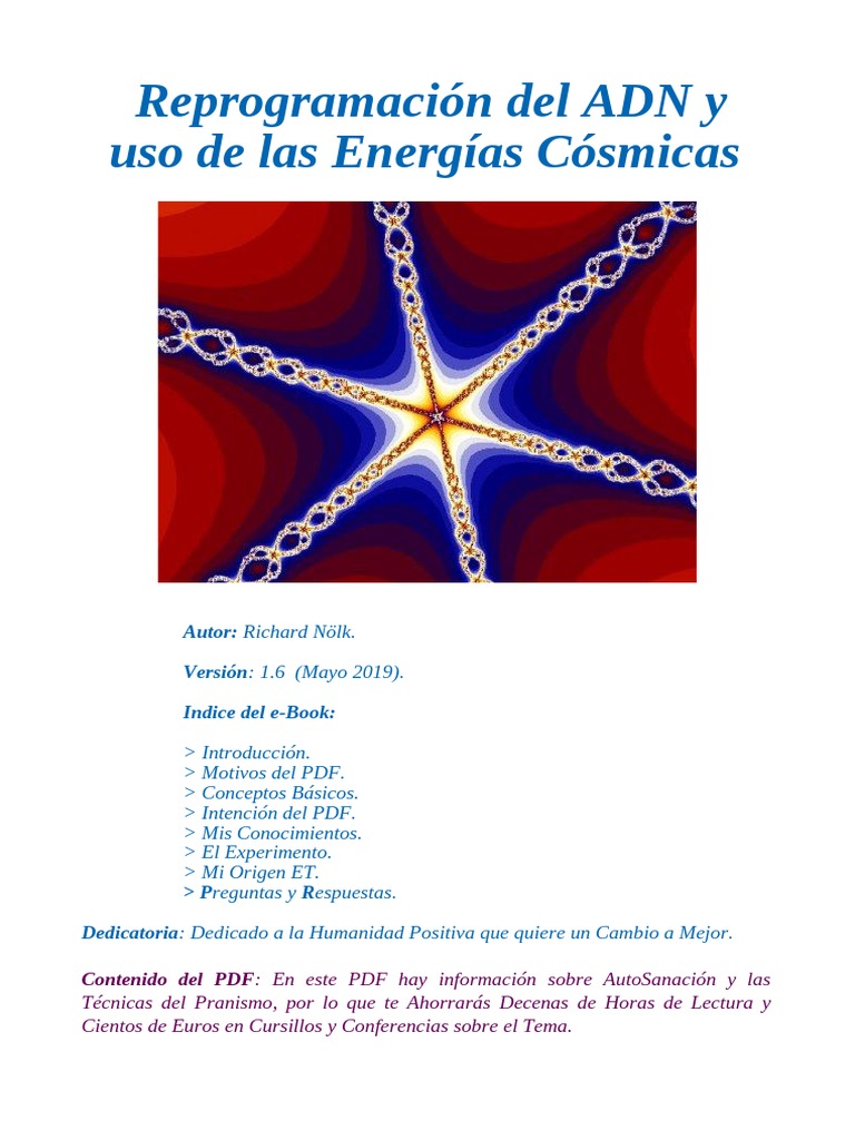 Reprogramación Del ADN y Uso de Las Energías Cósmicas - PDF.PDF Versión 1 | PDF | Mente | Amor