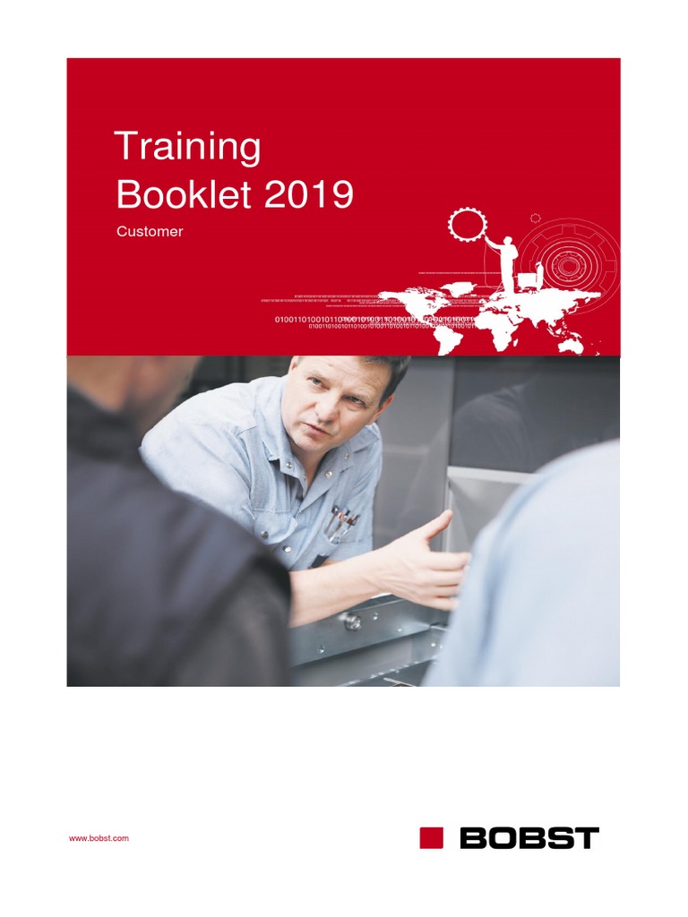 Bobst Customer Training Mex 2019 en | PDF | Manufactured Goods