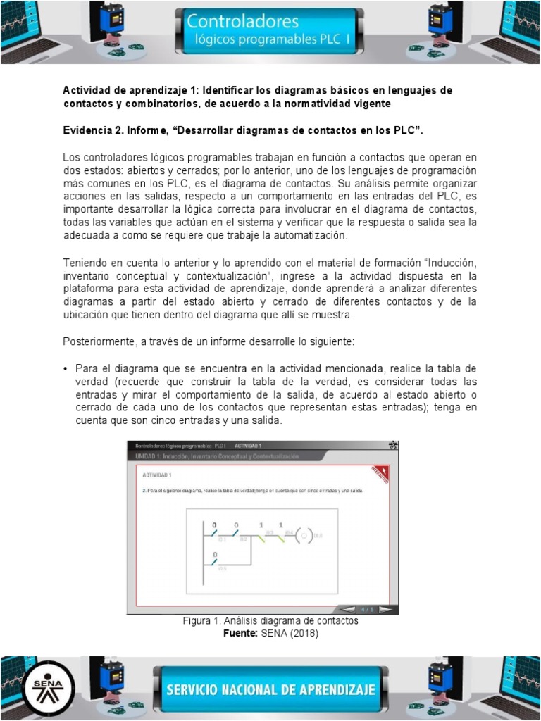 Evidencia - 2 - Informe - Desarrollar - Diagramas - de - Contactos - en ...
