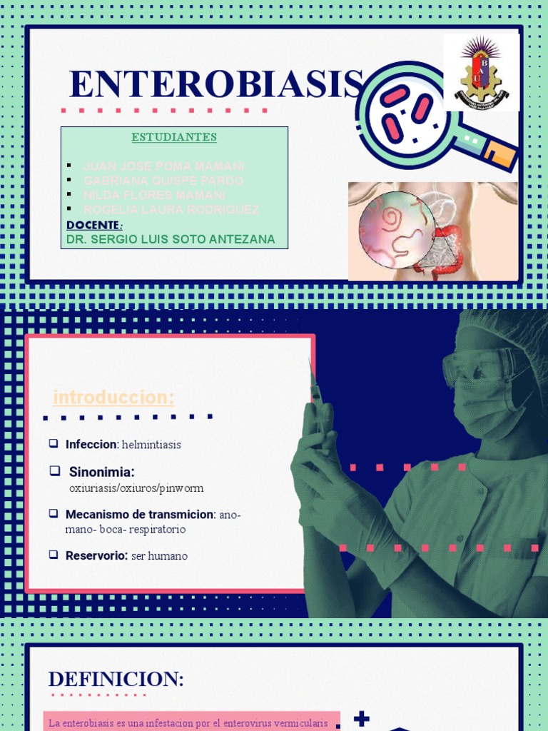 ENTEROBIASIS | PDF | Enfermedades y trastornos | Gastroenterología