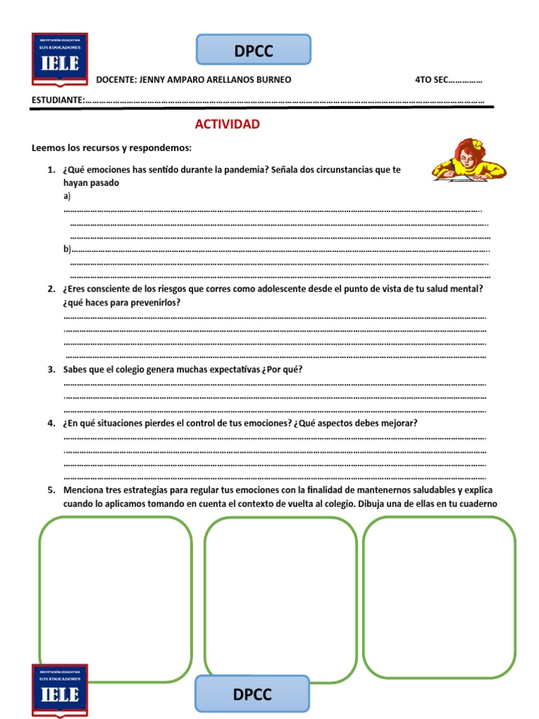 Emociones y Salud Mental en Adolescentes | PDF | Cognición | Sicología