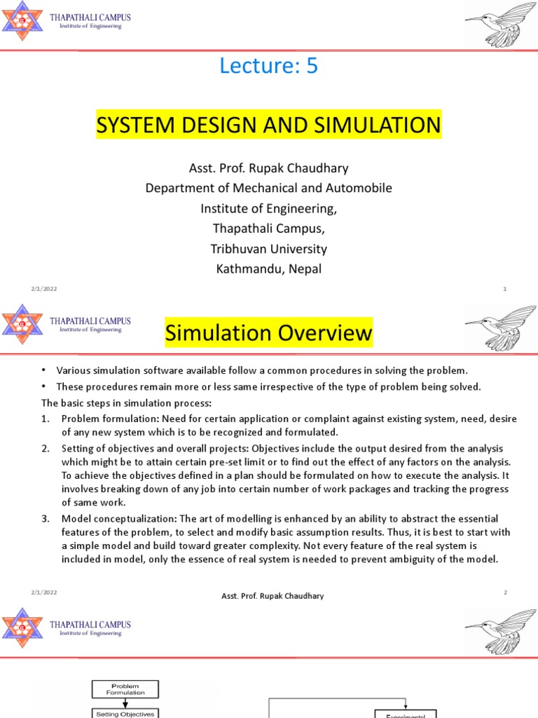 System Design Simulation Overview | PDF | Simulation | Deformation ...