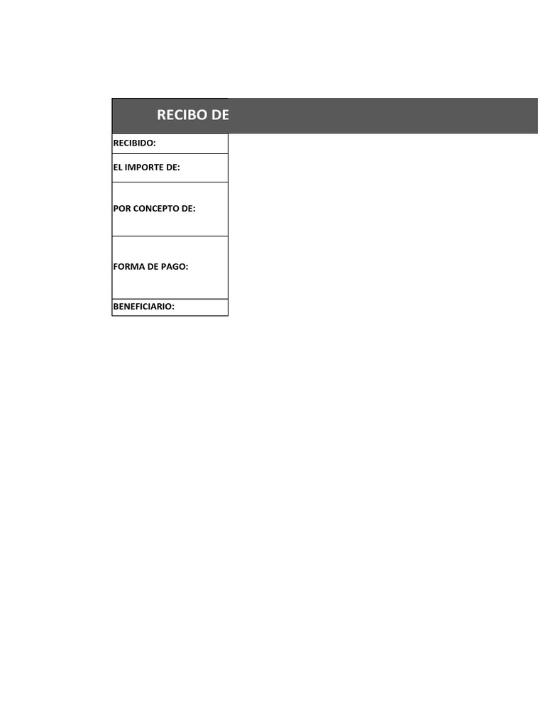 Modelo de Recibo de Renta | PDF