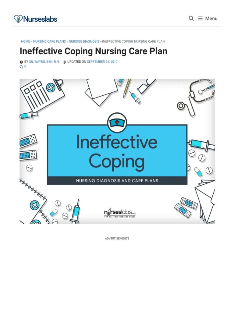 Ineffective Coping - Nursing Diagnosis & Care Plan - Nurseslabs | PDF ... Ineffective Coping - Nursing Diagnosis & Care Plan - Nurseslabs | PDF ...