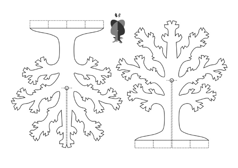 Tree Template Paper Crafts | PDF