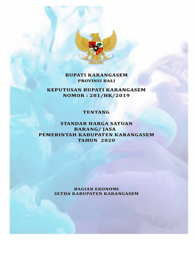 STANDAR HARGA SATUAN BARANG & JASA THN 2020 (Repair) | PDF