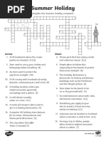 Vacation Crossword Puzzle | PDF