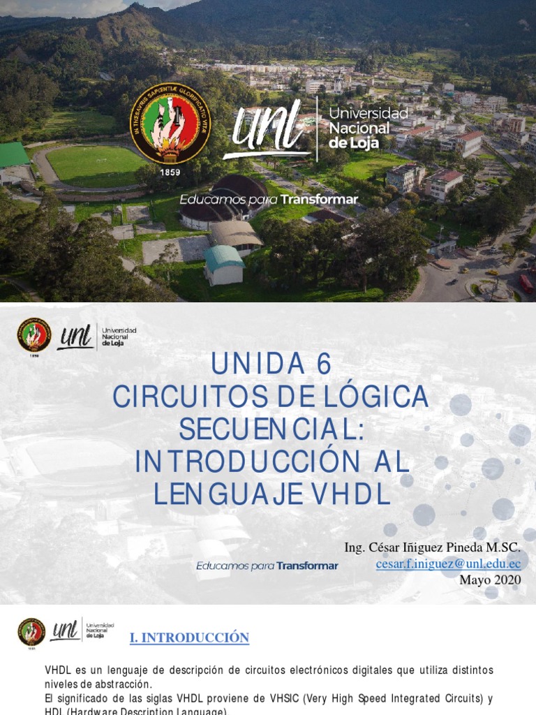 19 VHDL I | Descargar gratis PDF | Vhdl | Lenguaje de programación