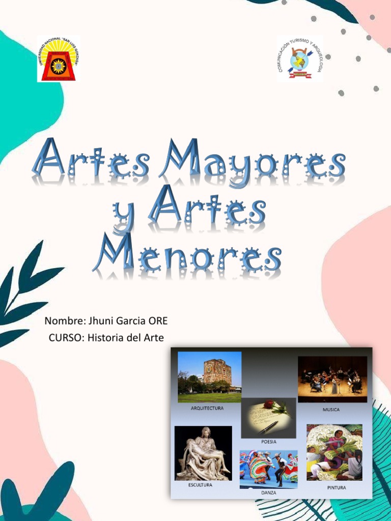 Artes Mayores y Artes Menores | PDF | Artes Decorativas | Imagen