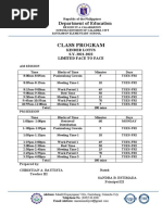 2024-2025-Sned Class-Program | PDF | Public Administration | Philippines