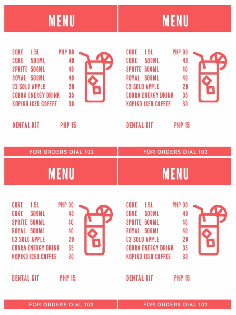 Mini Bar List | PDF