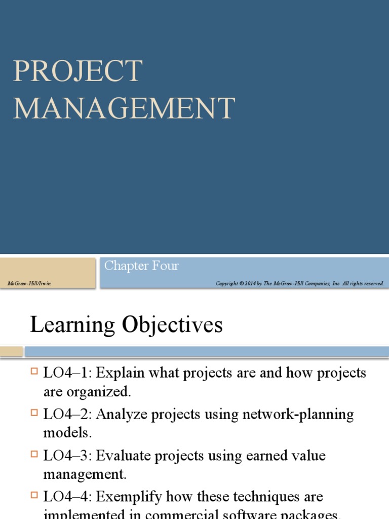 Chapter 4 Project Management | Download Free PDF | Project Management ...