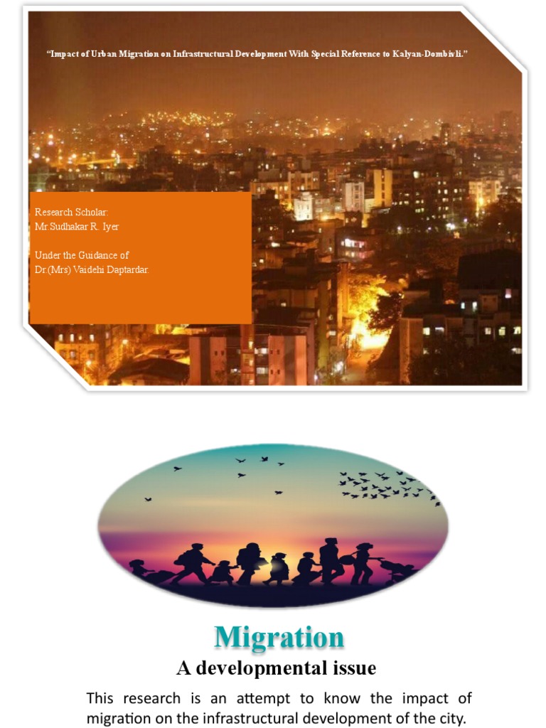 Impact of Urban Migration On Infrastructural Development | PDF | Human ...