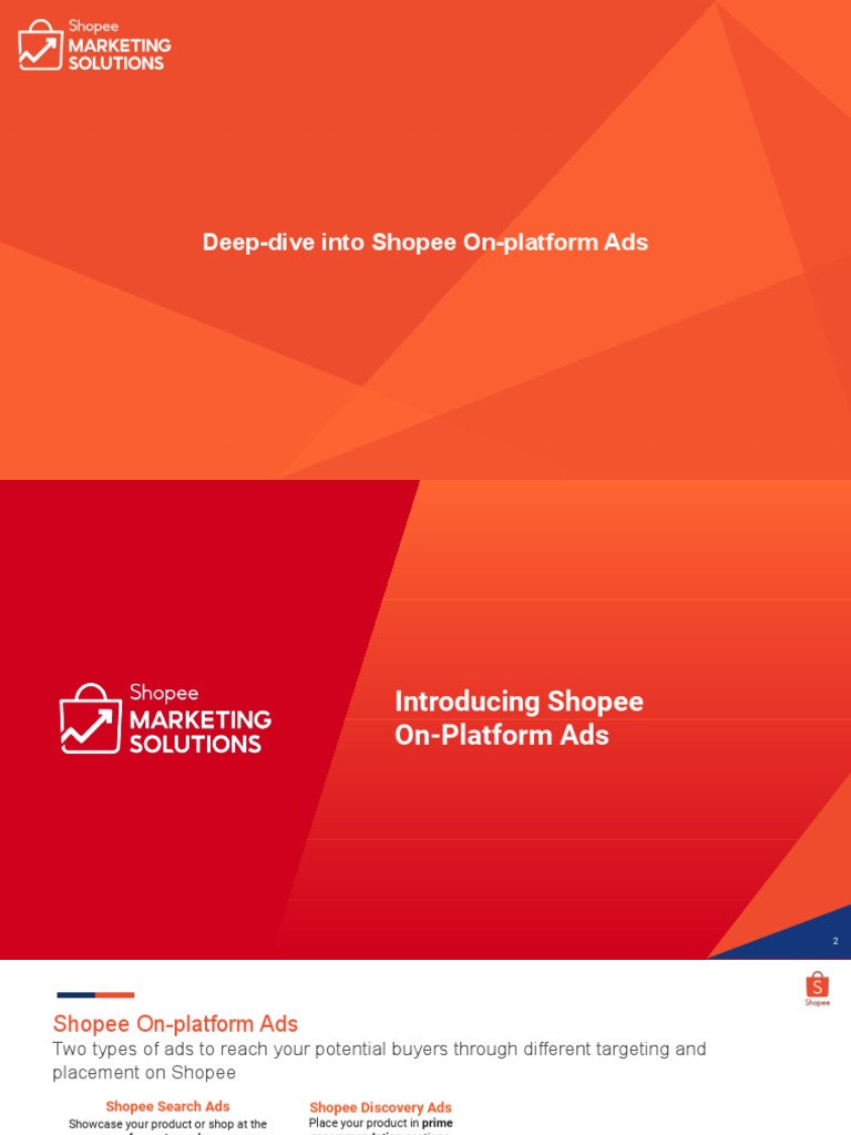 (External) Shopee On-Platform Ads Deep Dive | PDF | Search Engine ...