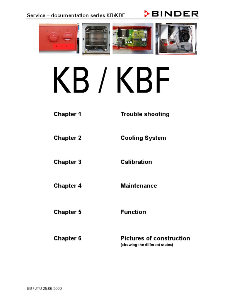 5) Service Manual KB - KBF | PDF | Electrical Connector | Calibration