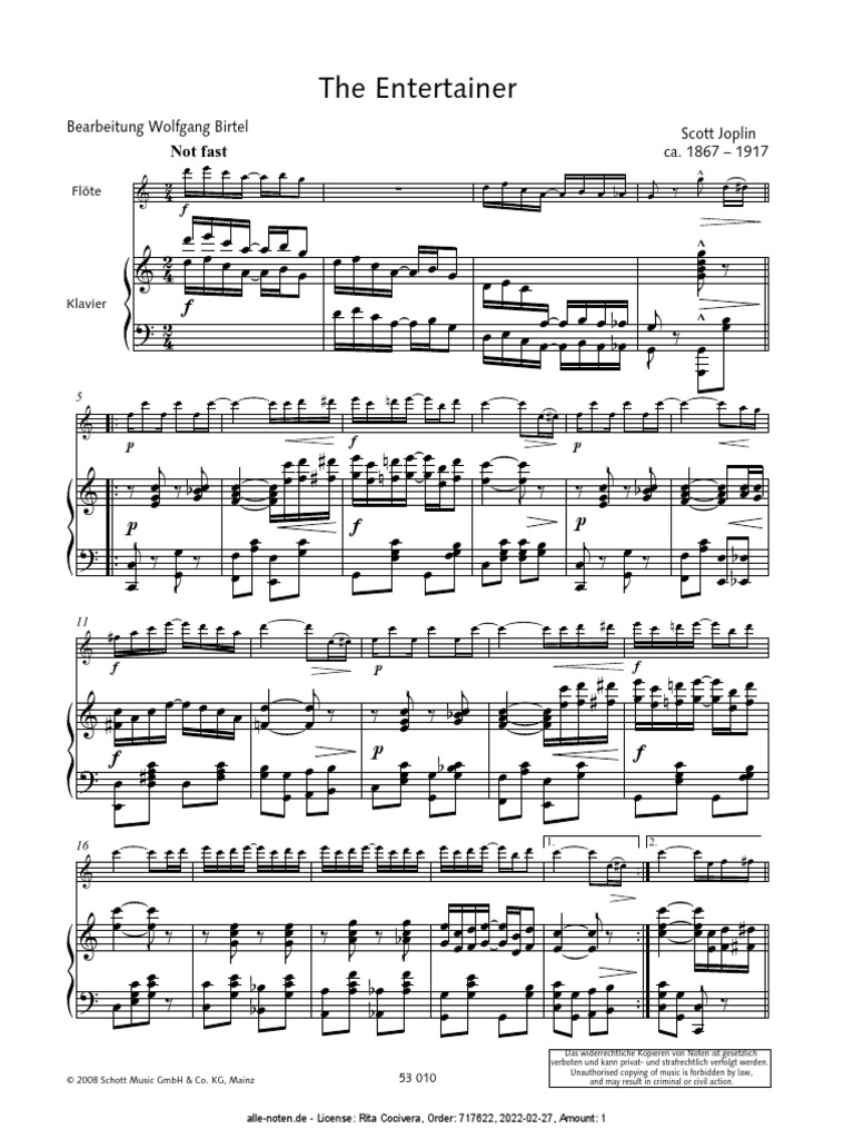 Joplin - The Entertainment | PDF