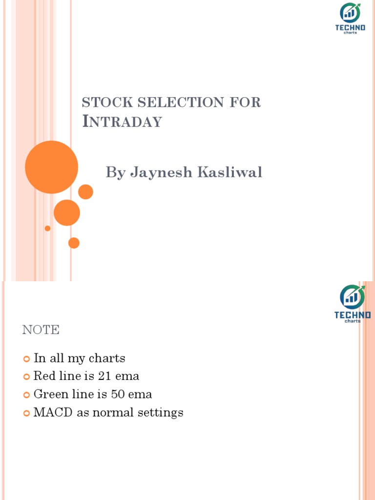 Intraday Trading Stock Selection | PDF | Day Trading | Market Trend