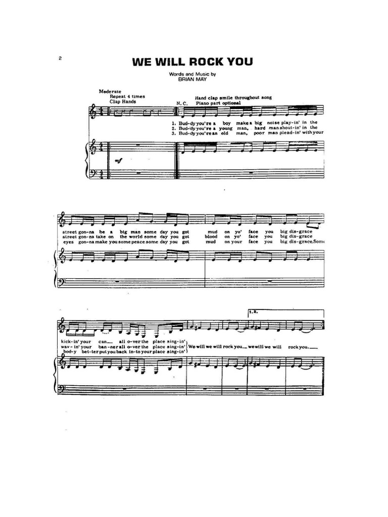 We Will Rock You | PDF