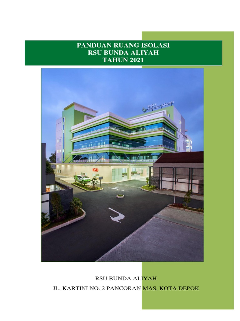 Panduan Ruang Isolasi RSU Bunda Aliyah | PDF | Sains & Matematika