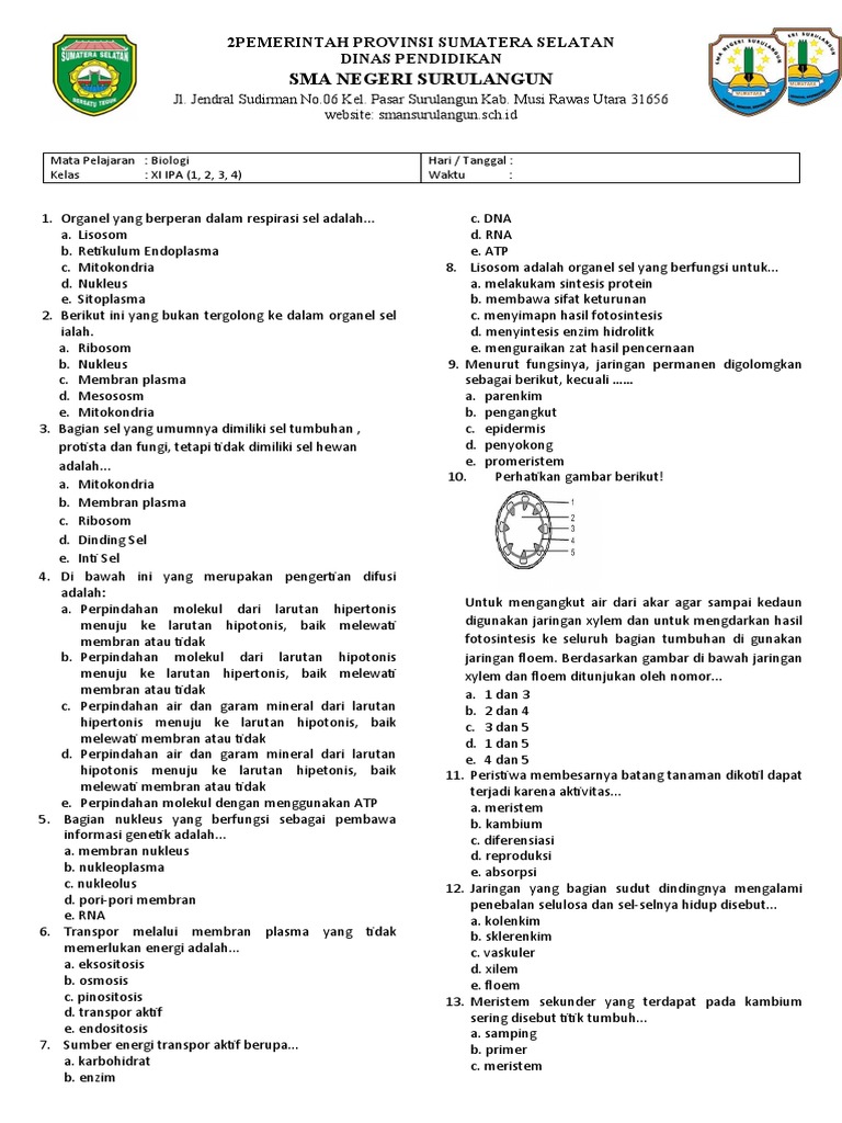 Biologi Xi Ipa | PDF