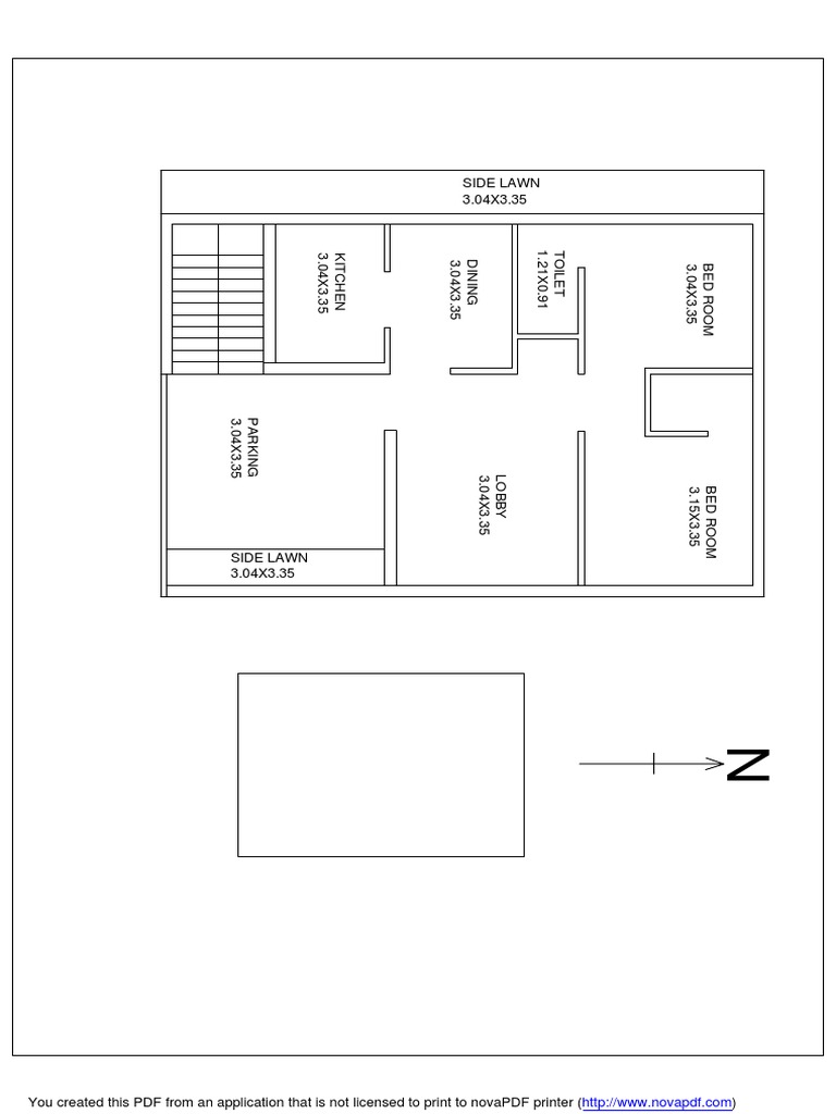 Building Plan 9x12m Layout1 | PDF