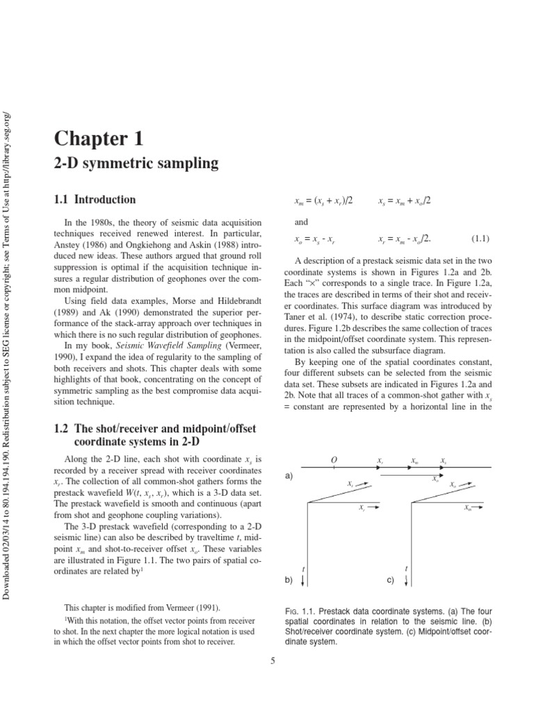 2-D Symmetric Sampling: (X + X) /2 X + X /2 | PDF | Sampling (Signal ...