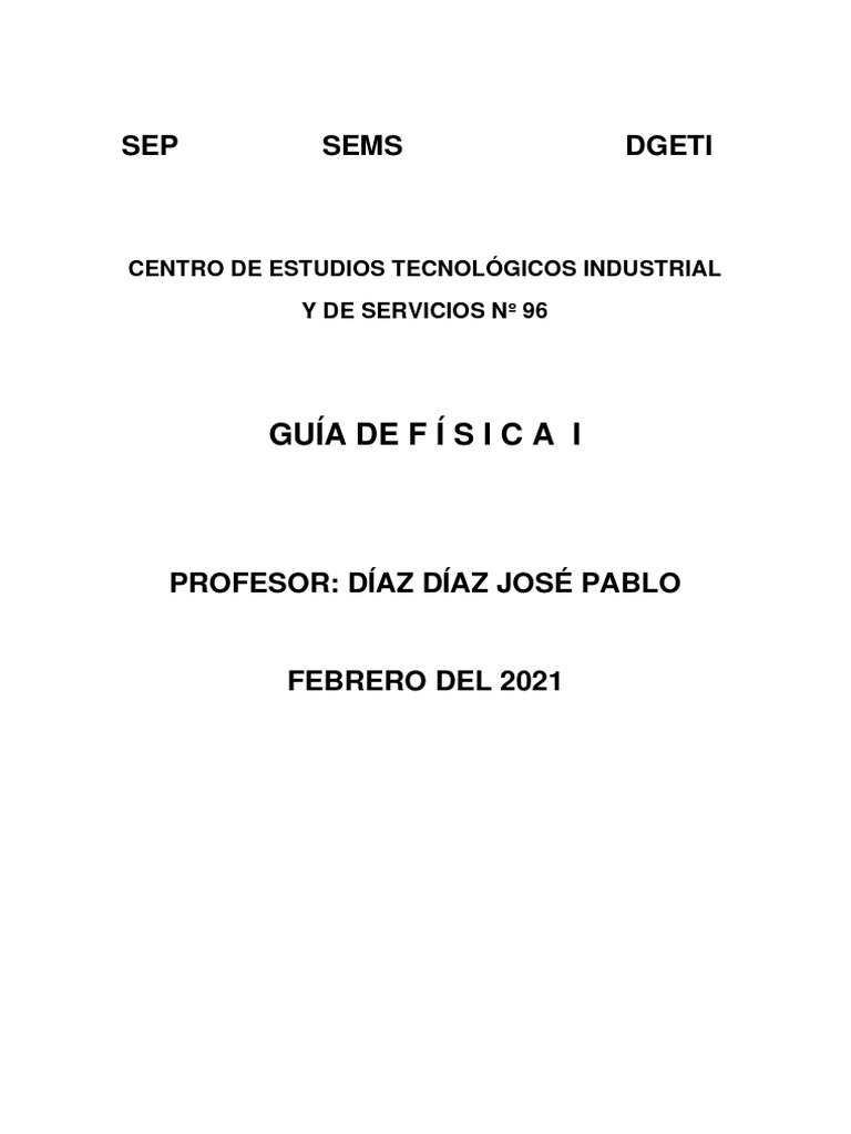 Física 1 | PDF | Aceleración | Masa