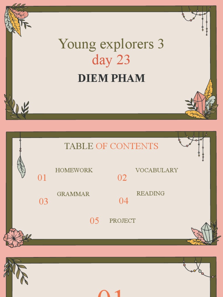 Young Explorers 3: Diem Pham | PDF | Cultural Assimilation | Linguistics