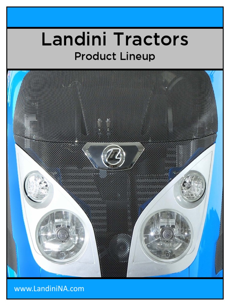 Landini Tractors Brochure | PDF | Truck | Tractor