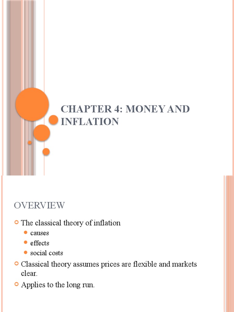 Chapter 4: Money and Inflation | PDF | Money Supply | Demand For Money
