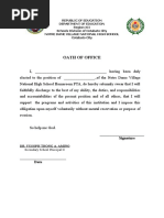 Induction of Officers Oath | PDF