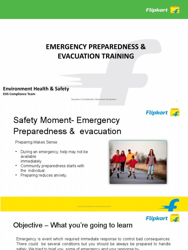 Emergency Response Plan Training Plan | PDF