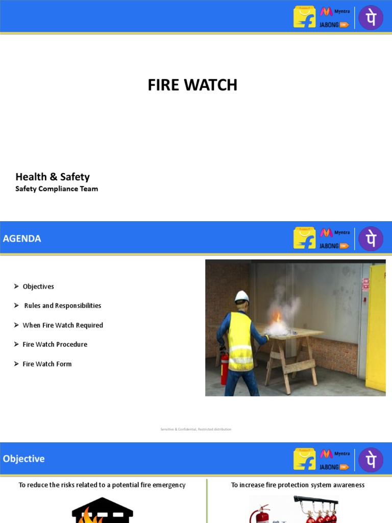 7 Fire Watch Training Module | PDF | Fire Safety | Firefighting
