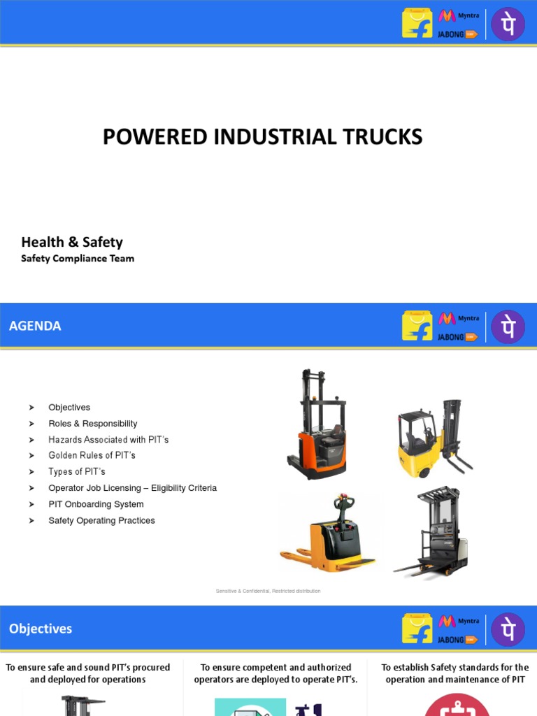 15 Powered Industrial Trucks Training Module | PDF | Forklift | Truck