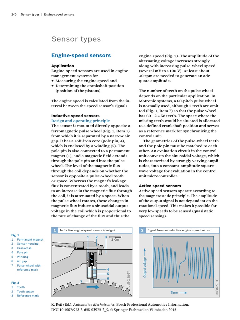 Engine Speed - Hall Phase Wheel - Transmission Speed Sensor - 2 | PDF ...